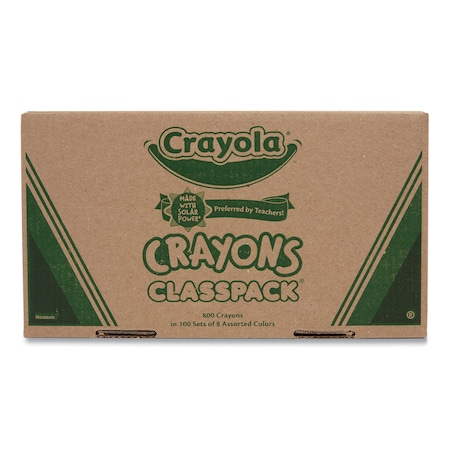 Crayola Classpack Regular Crayons, 8 Colors, PK800 528008 | Zoro